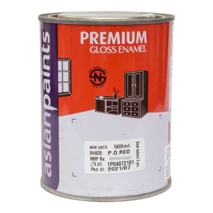 Asian Paints P.O Red Enamel 500Ml | Daraz.com.np