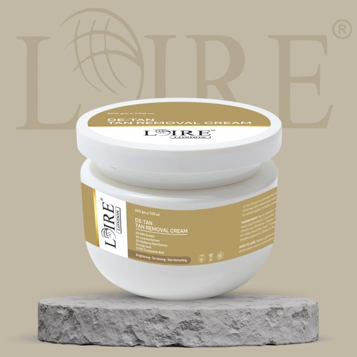 DE-TAN TAN REMOVAL CREAM 200 Gm-5% Milk protiein-3% Licorice Extra-2% ...