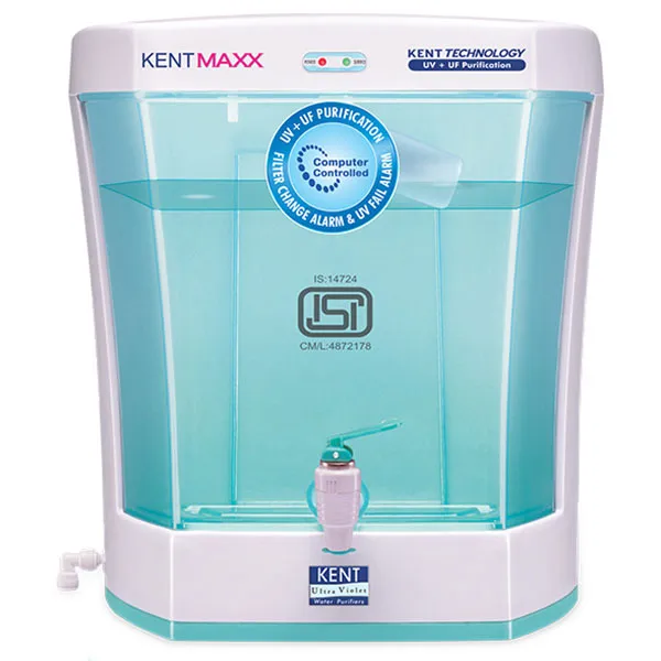 KENT Brand 7 Liter Water Purifier - Kent Maxx UV+UF Water Purifier - 1 ...