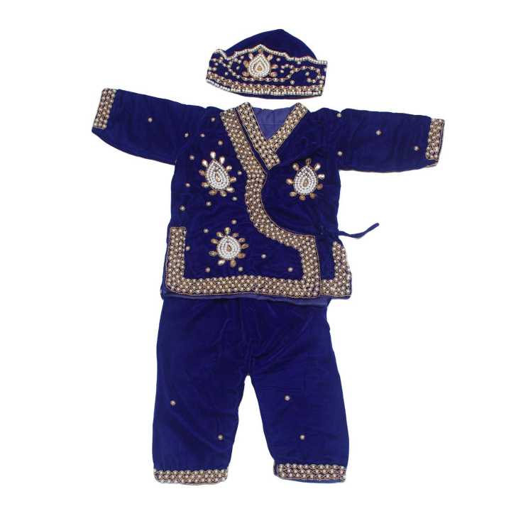 Red Velvet Embroidered Daura Suruwal Set For Baby Boy | Daraz.com.np