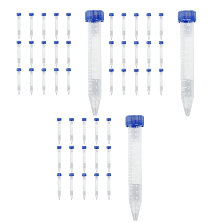 Cluellp-Scientific Conical Centrifuge Tubes 15ML, 150 Pack Plastic Test ...