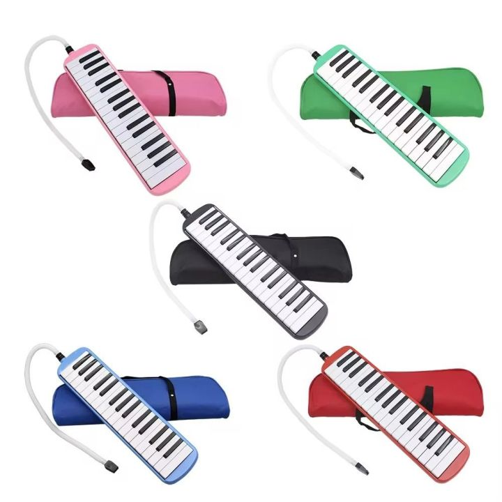 New 32 Keys Melodica Piano Keyboard Style Mouthpiece Harmonica Beginner ...