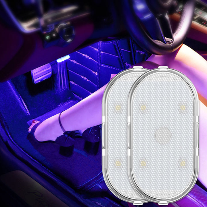 Car Interior Dome Light Finger Touch Sensor Mini LED Reading Lamp Car ...