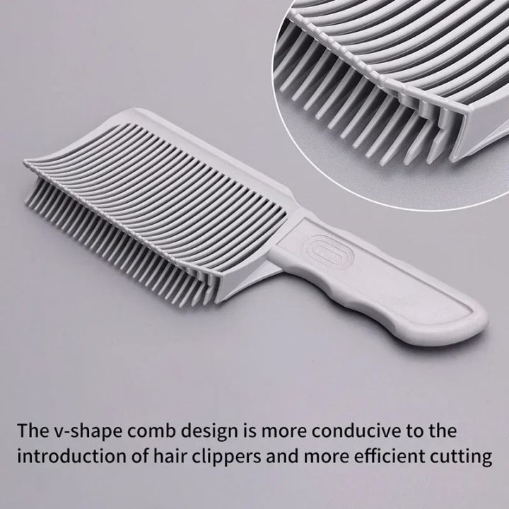 Tool Positioning Gradient Plastic 2 Piece Push Hair Cutting Brush ...