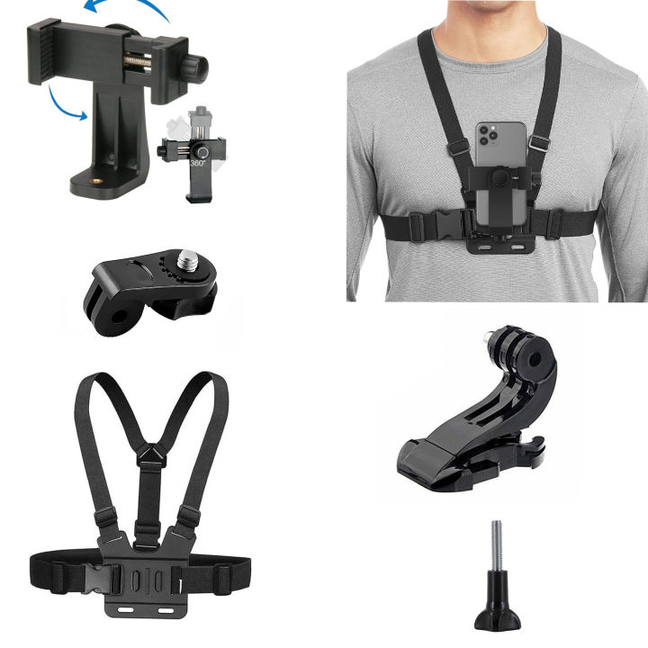 Phone Chest Mount Chest Harness Strap For All Mobiles | Daraz.com.np