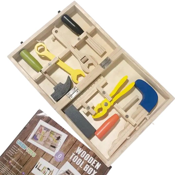 Cute Baby Wooden Maintenance Pretend Play Toys, Assembly & Disassembly ...