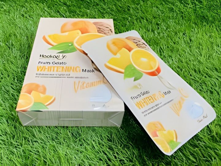 Face Mask 1 Sheet 10 Gram Fruits Gelato Facial Sheet Mask Vitamin C ...