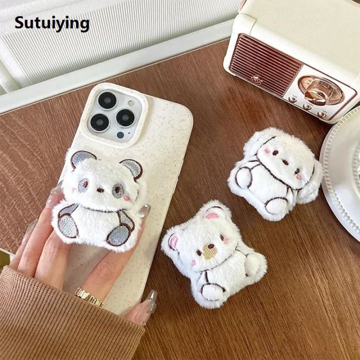 Sutuiying Korean Ins Furry Cute Kickstand for Samsung S25 Ultra ...
