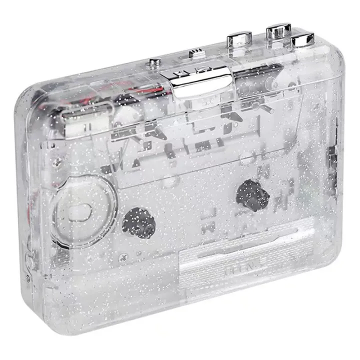 1 Set Full Transparent Shell Player Full Transparent Shell Cassette to ...