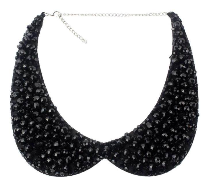 Sexy Manual Detachable Beaded Round Necklace Chain False Collar | Daraz ...