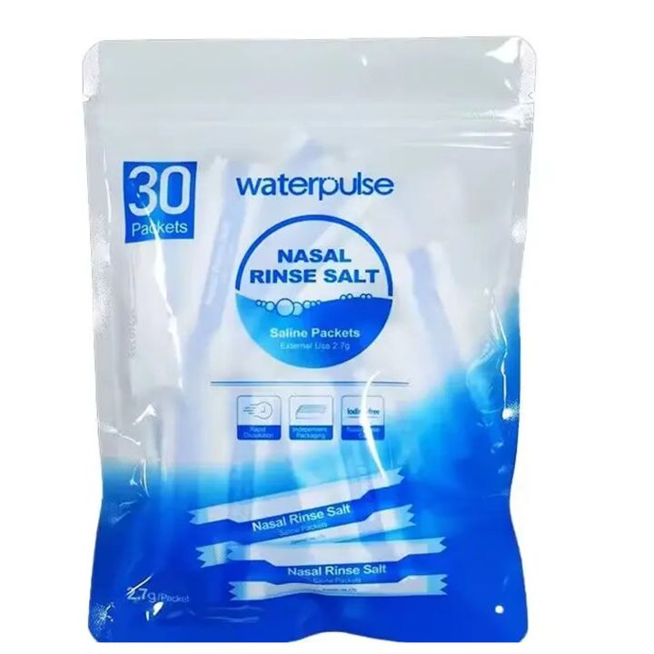 Waterpulse Nasal Rinse / Nose wash Saline Packets 2.7g x 30 pcs pack ...
