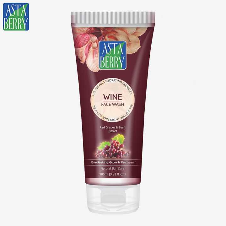 Astaberry Wine Face Wash - 100ml | Daraz.com.np