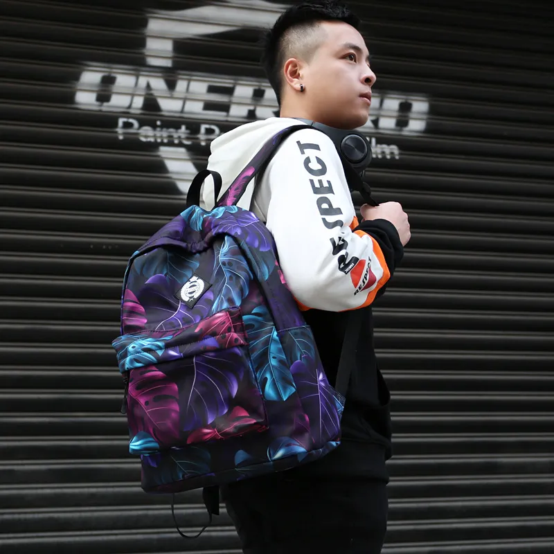 Truffle Graffiti Hip-hop Backpack Unisex T2244m | Jeevee