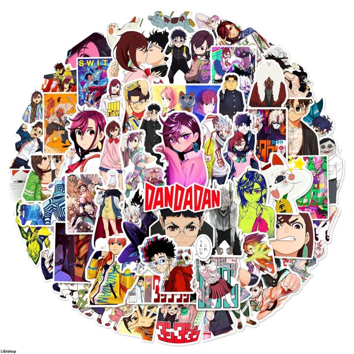 LibishopSpecial 60Pcs Momo Ayase Dandadan Anime Stickers Funny Okarun ...