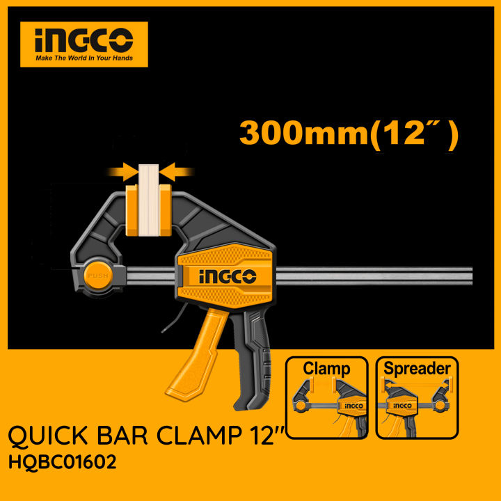 Ingco Quick Bar Clamp Industrial (HQBC01602) | Daraz.com.np