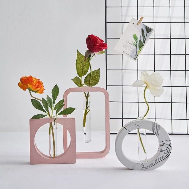 Set Of Three Hydroponic Flower Vase | Propagation Station | Daraz.com.np