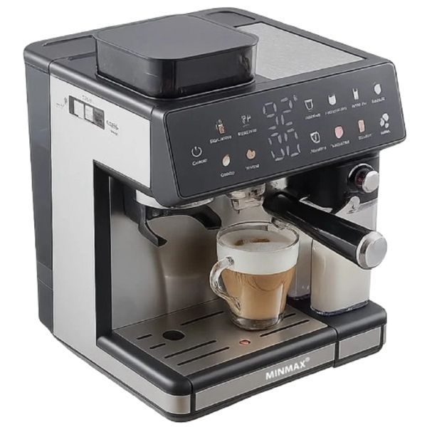 Minmax Fully Automatic Espresso Coffee Machine 1800W | 20 Bar | Auto ...
