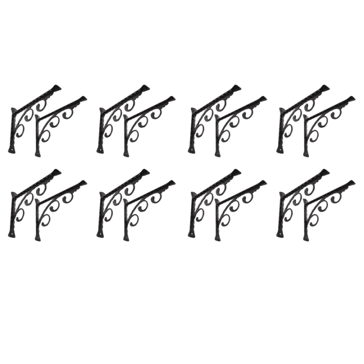 ARELENE 16Pcs Wall Mounted L Shaped Angle Bracket Multifuntional Brace ...