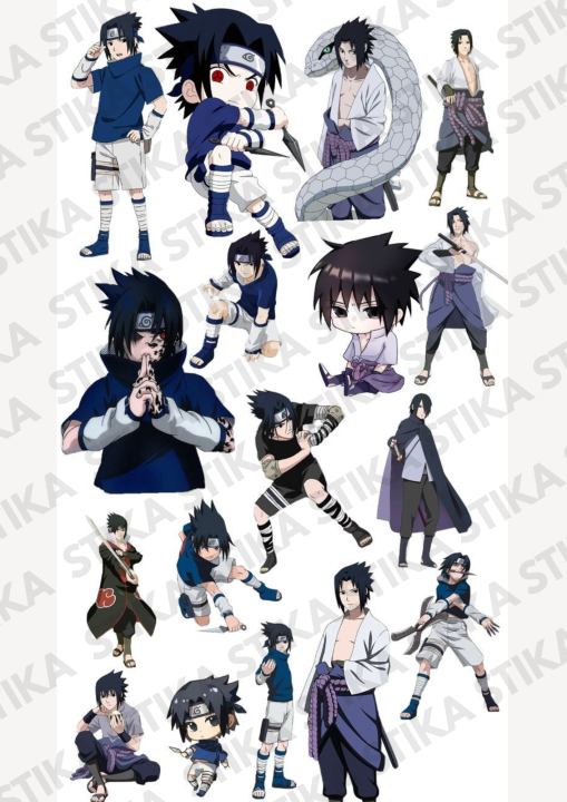 Itachi Uchiha Anime Sticker – Waterproof, Scratch-Resistant – Naruto ...