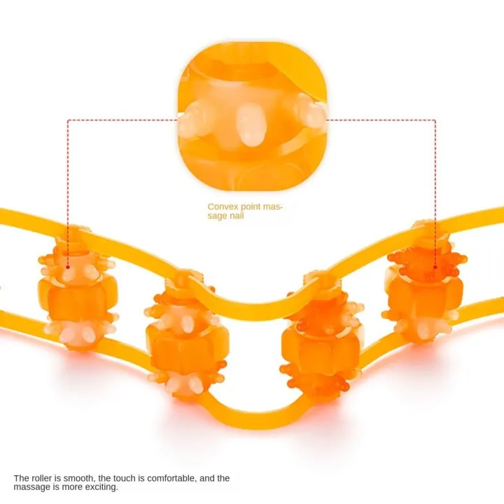 Useful Fitness Physiotherapy Meridian Massage Tool 12/18/24/30 Rollers ...