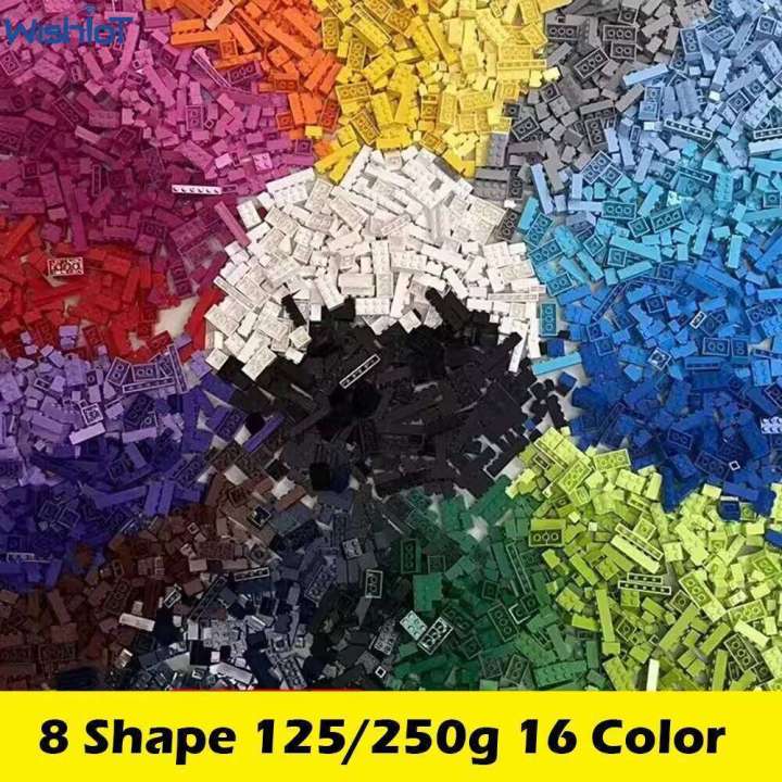 120/240PCS Building Blocks Lot Pack City Classic Sorted By Color Bricks ...