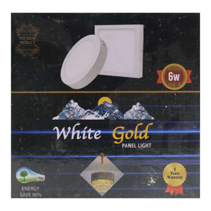 White Gold 6 Watt Panel Light | Daraz.com.np
