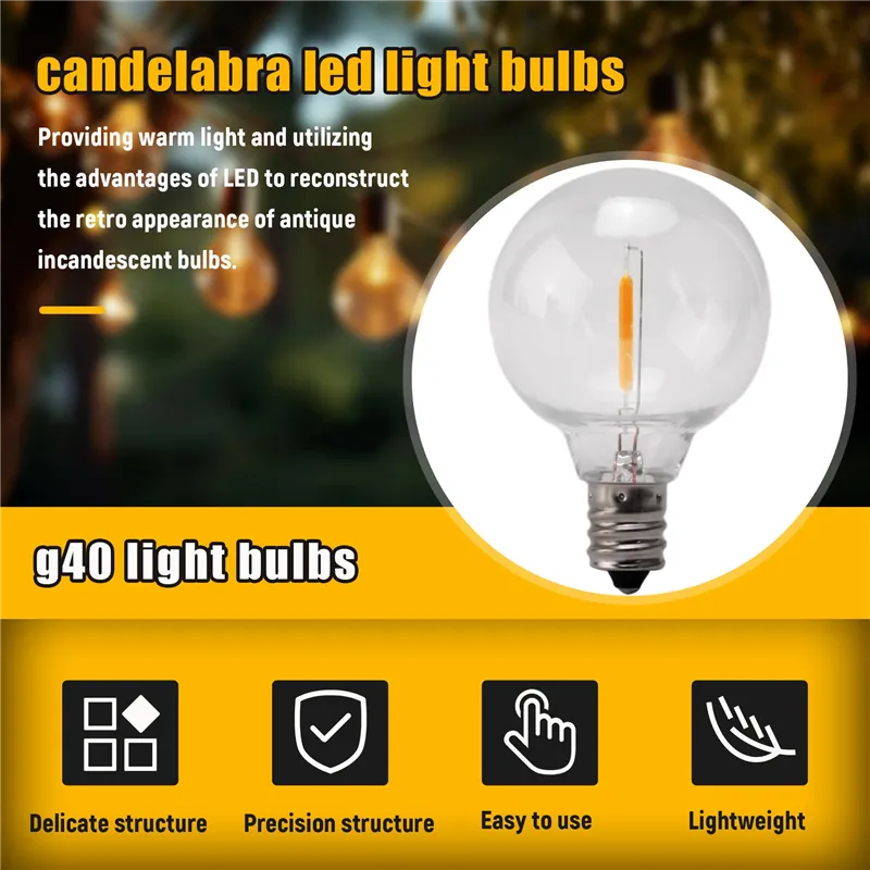 G40 Led Light Bulb | Shelly Lighting