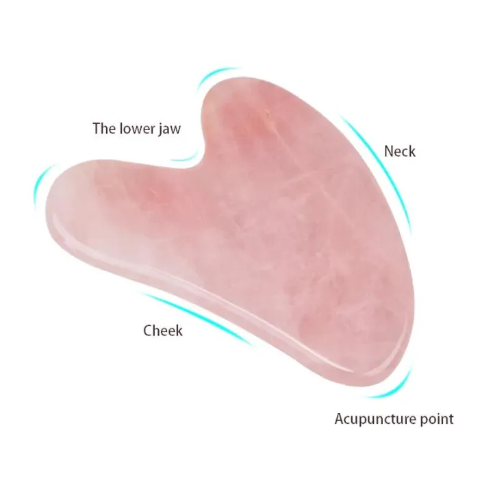 Bargain price Treatment, beauty, facial stone, gua sha, quartz rose ...