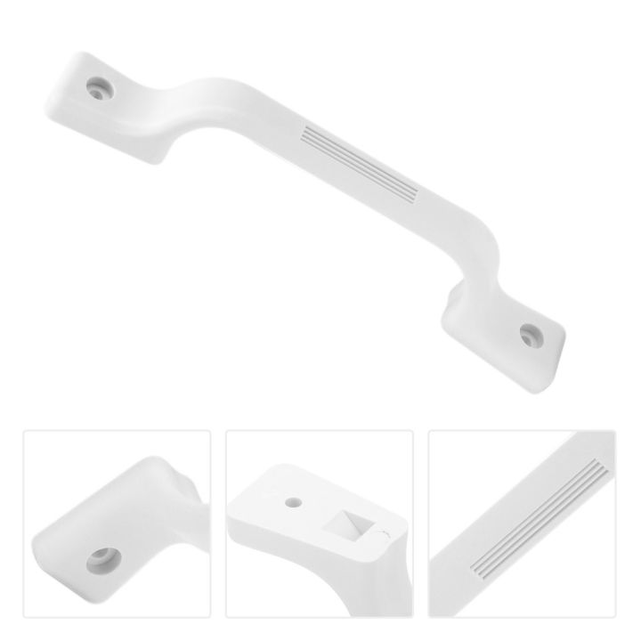 Durable White Entry Door Assist Bar 232mm Plastic Grab Bar Entry Door ...