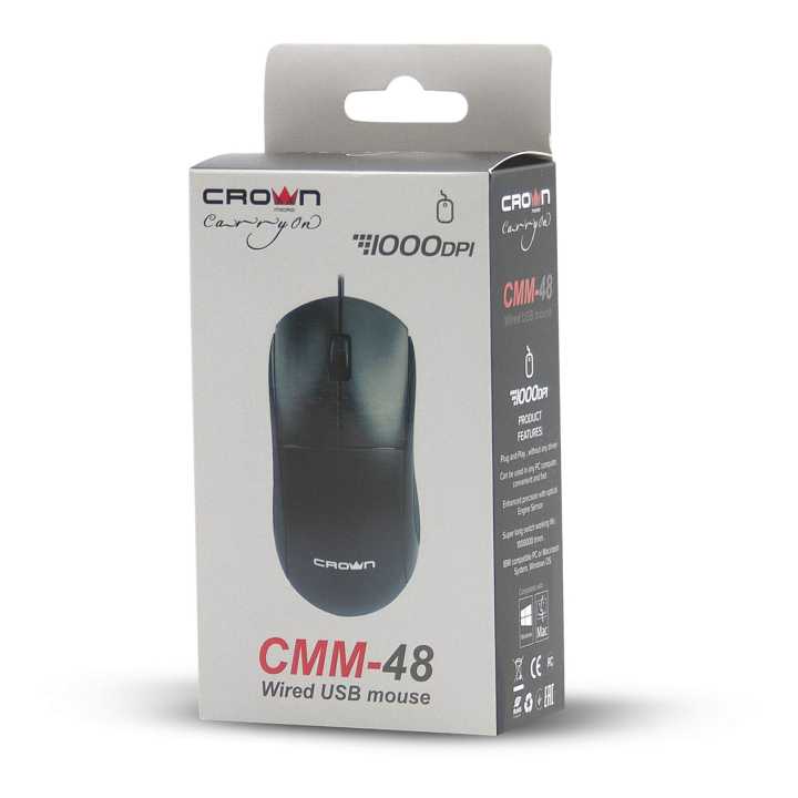 Crown Micro Wired Mouse | Daraz.com.np
