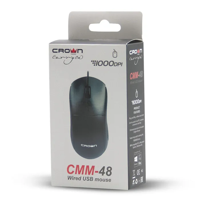 Crown Micro Wired Mouse | Daraz.com.np