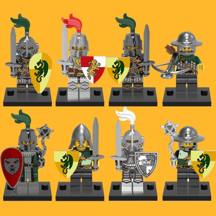 Medieval Century Castle Dragon Kingdom Riding Soldier Dragon Kingdom ...