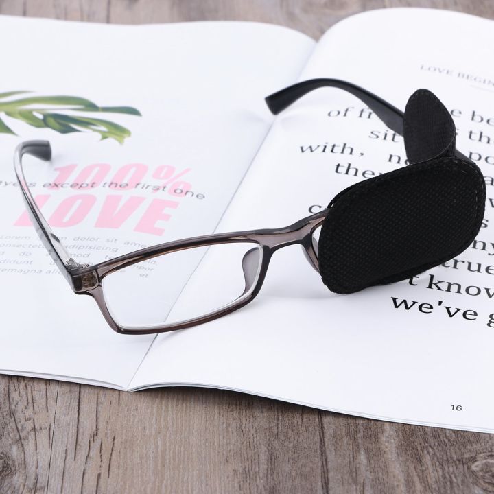 Kqueebee 12Pcs Eye Patches Black Eye Patch for Glasses for Lazy Eye ...