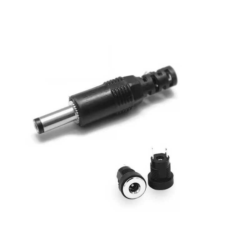 Male Plug + Female Socket 3.5 x 1.3mm for DC Power Jack Adapter ...