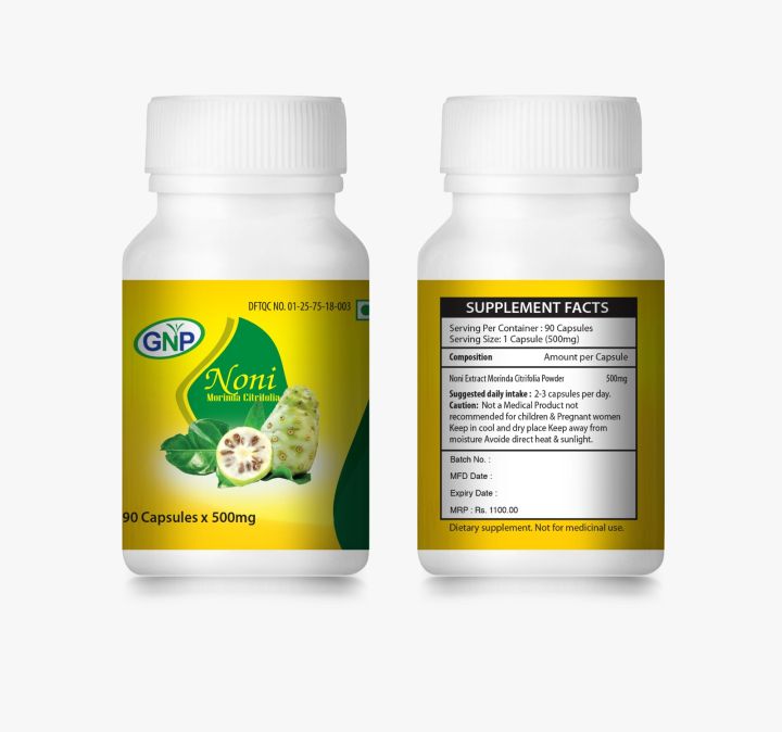 GNP Noni Health Supplement (90 capsules) | Daraz.com.np