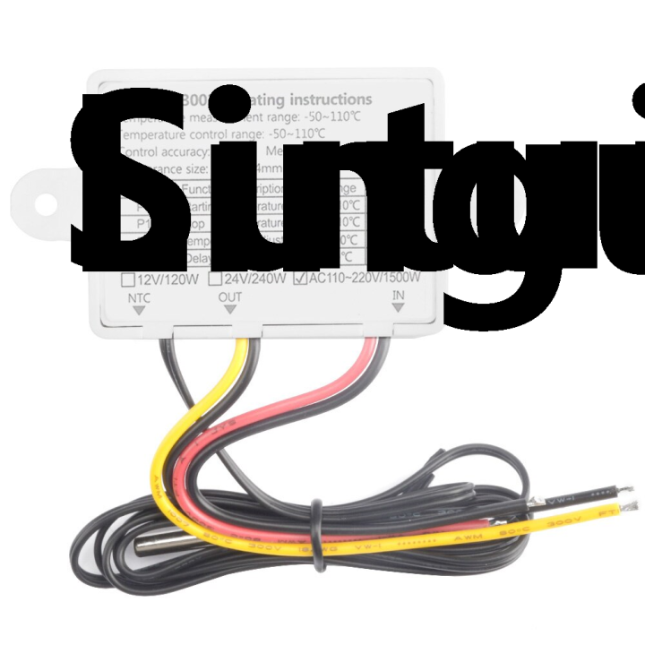 Linguolin Sutuiying W3002 110V 220V LED Digital Temperature Controller ...