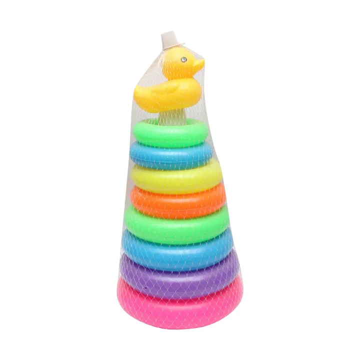 Multicolor Duck Stack Coloring 8 Rings | Daraz.com.np