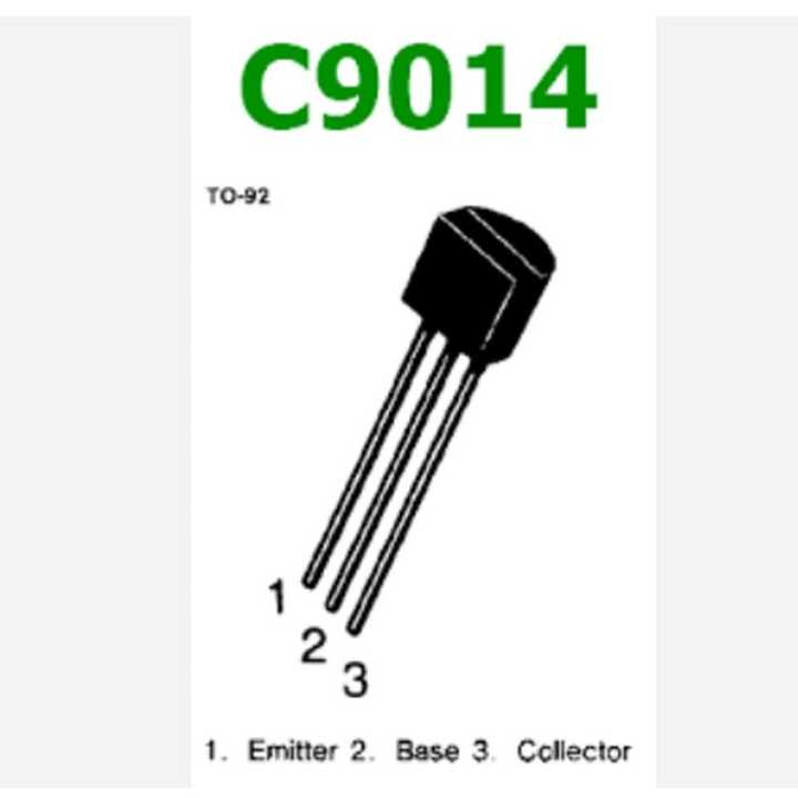 10 Pcs C9014 Transistor – 50V, 100mA, NPN Transistor | Daraz.com.np