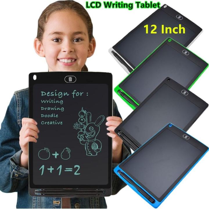 12 Inch Portable Smart LCD Notepad Writing Drawing Sketching | Daraz.com.np