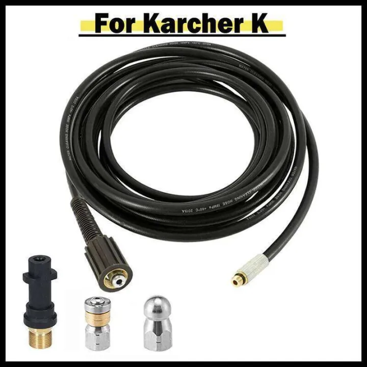 Sewer Drain Water Cleaning Pipe Cleaner Kit Female M22 to1/4 Rotating ...