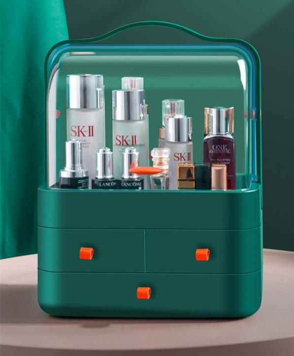 Portable Makeup Organizer Cosmetic Storage Holder Case Box With Handle ...
