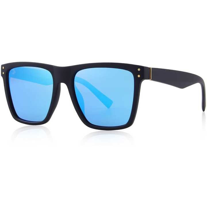 Mark Jacob's Flat Top Square Blue Mercury Unbreakable Sunglasses For ...