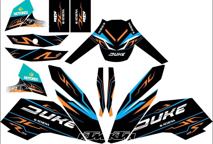 KTM Duke 200 Sticker Graphic Athena Edition | Daraz.com.np