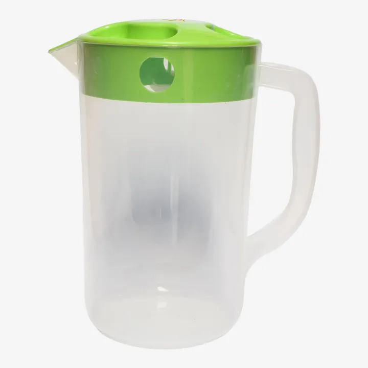 Gem Plasticware Green Plain Jug With Lid And Handel (S28) 1L To 2L ...