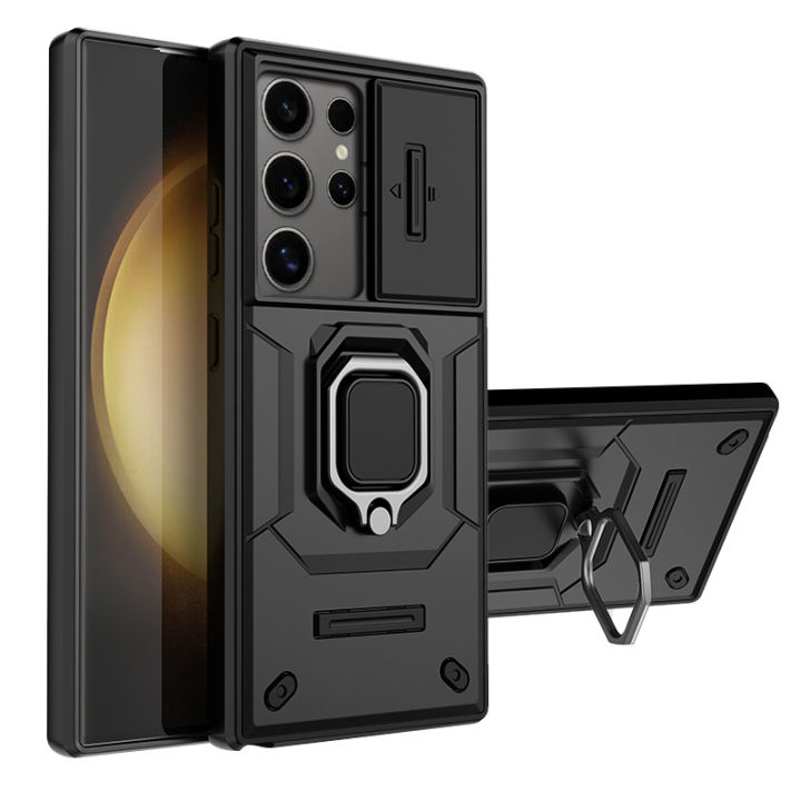 Vantime Case for Galaxy S24 Ultra 5G Rugged Impact-resistant Sliding ...