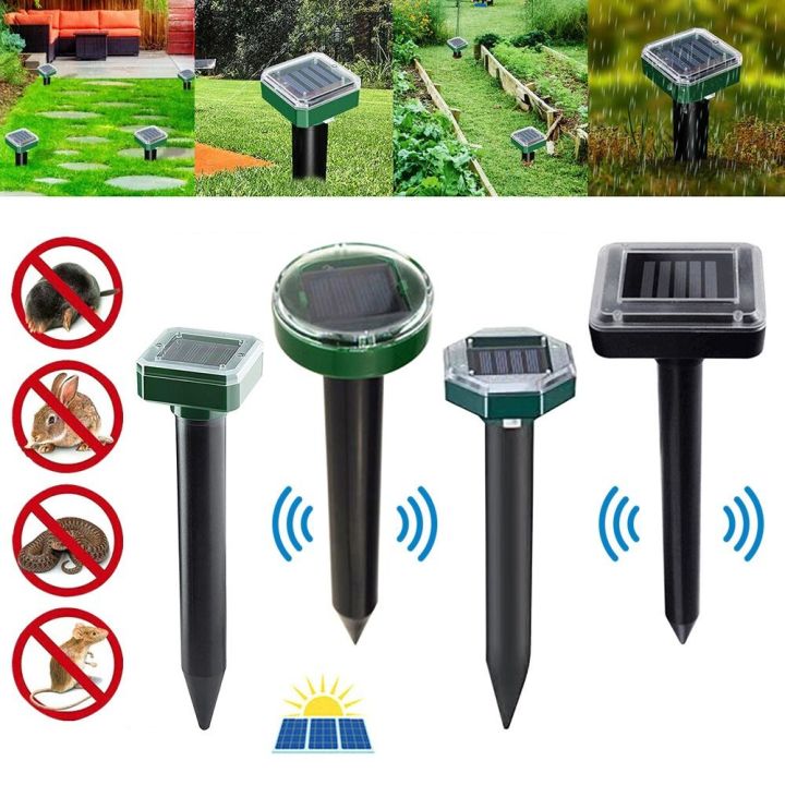 Garden Yard Snake Farm Solar Power Repellent Repeller Mole Rat ...