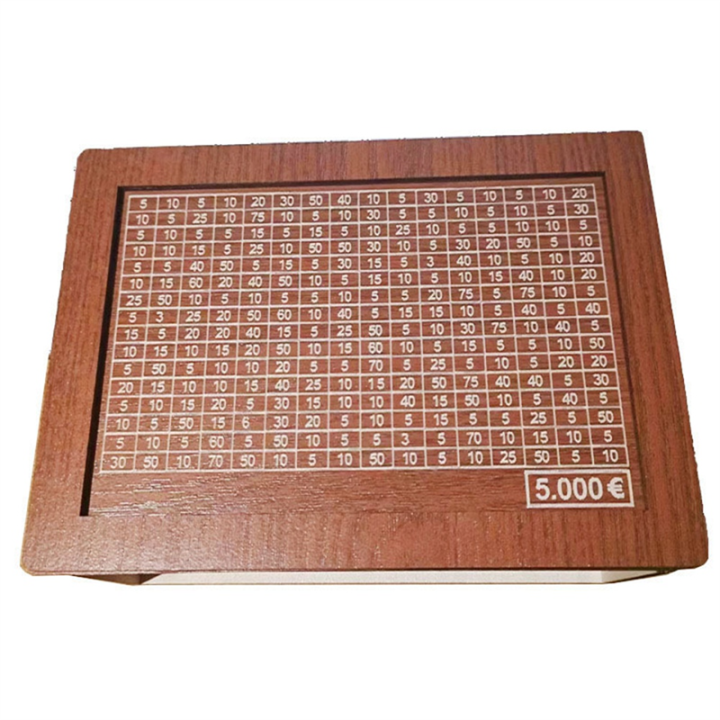 Money Saving Box, Wooden Cash Vault For Kids And Adults 5000 | Daraz.com.np