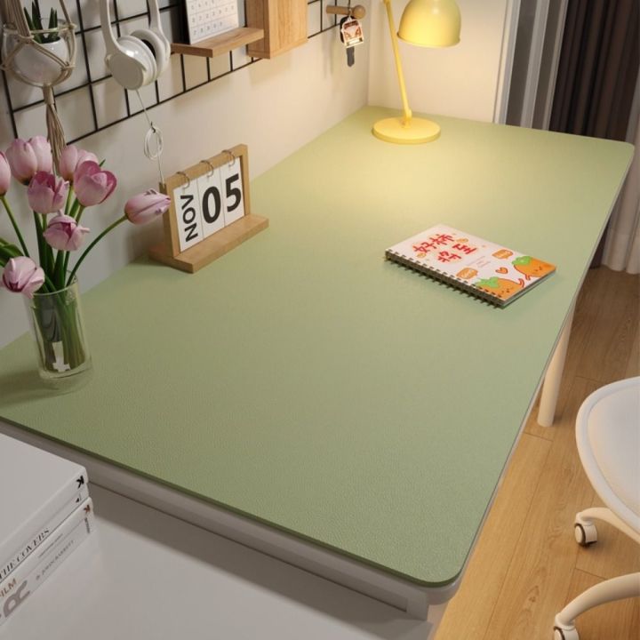 New Protection Eye Student Desk Mat Oil-proof Solid Color Coffee Table ...
