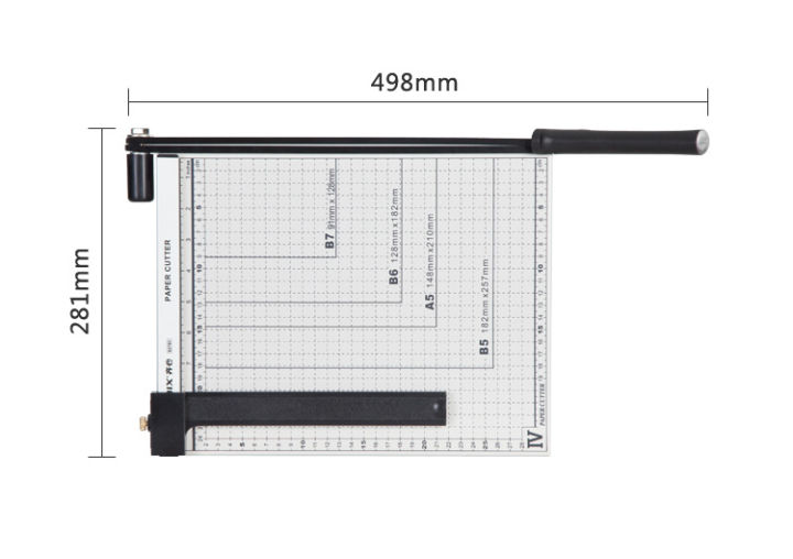 Comix Paper Cutter A4 Size Professional Paper Trimmer Metal Iron Base ...