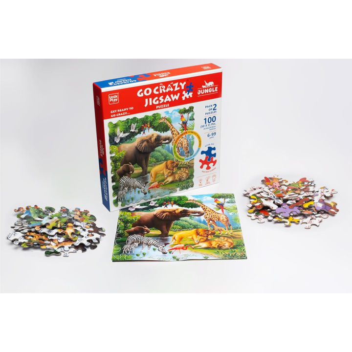 Unik Play Go Crazy Jigsaw Puzzle for Kids and Adults | Attractive ...